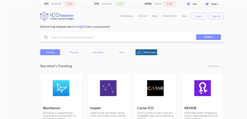 Top 10+ ICO (Initial Coin Offering) Listing Sites For Investors 2018