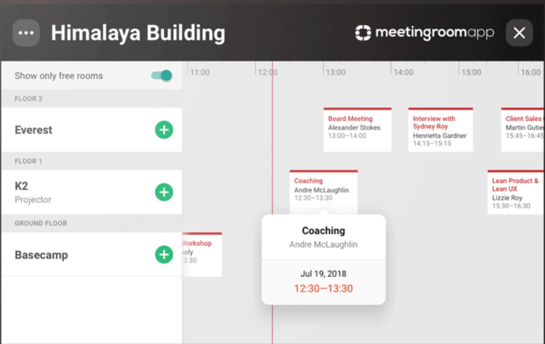 Most Popular Free and Open Source Meeting Room Booking Systems