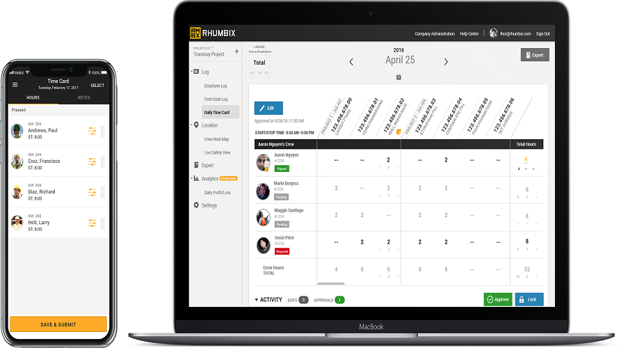 Rhumbix Reviews & Pricing 2025