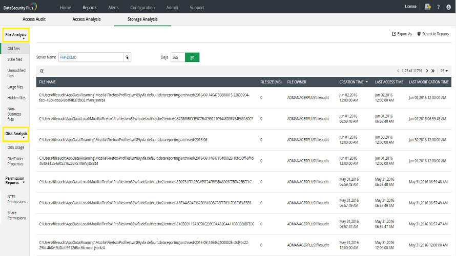 ManageEngine DataSecurity Plus Reviews & Pricing 2025 | GoodFirms