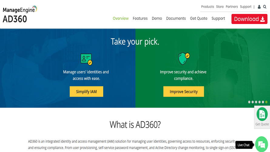 ManageEngine AD360 Reviews & Pricing 2025