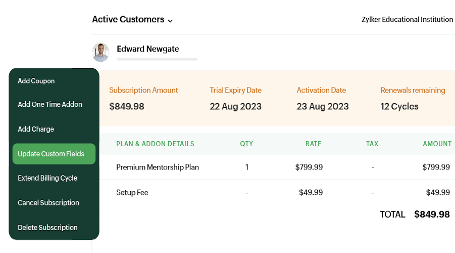 Zoho Billing Reviews & Pricing 2025 | Goodfirms