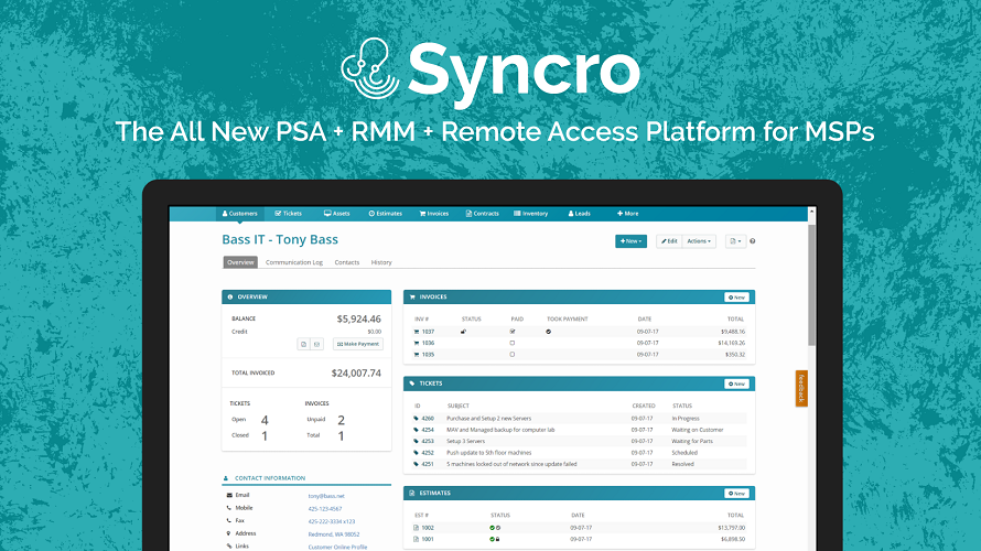 Syncro Reviews & Pricing 2025