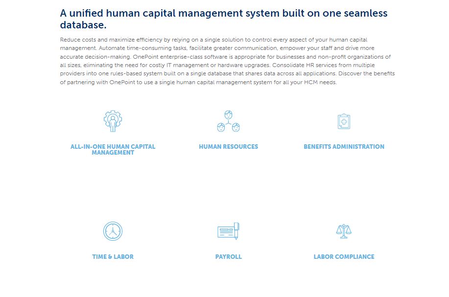 OnePoint HCM Reviews & Pricing 2025 | GoodFirms