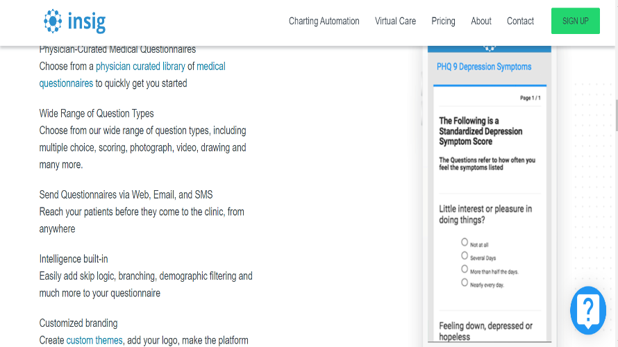 Insig health Reviews & Pricing 2024