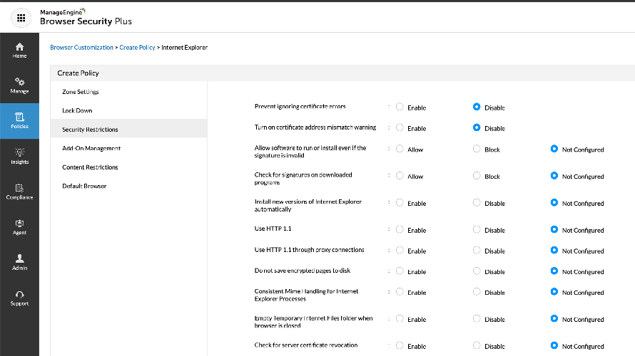 ManageEngine Browser Security Plus Reviews & Pricing 2024