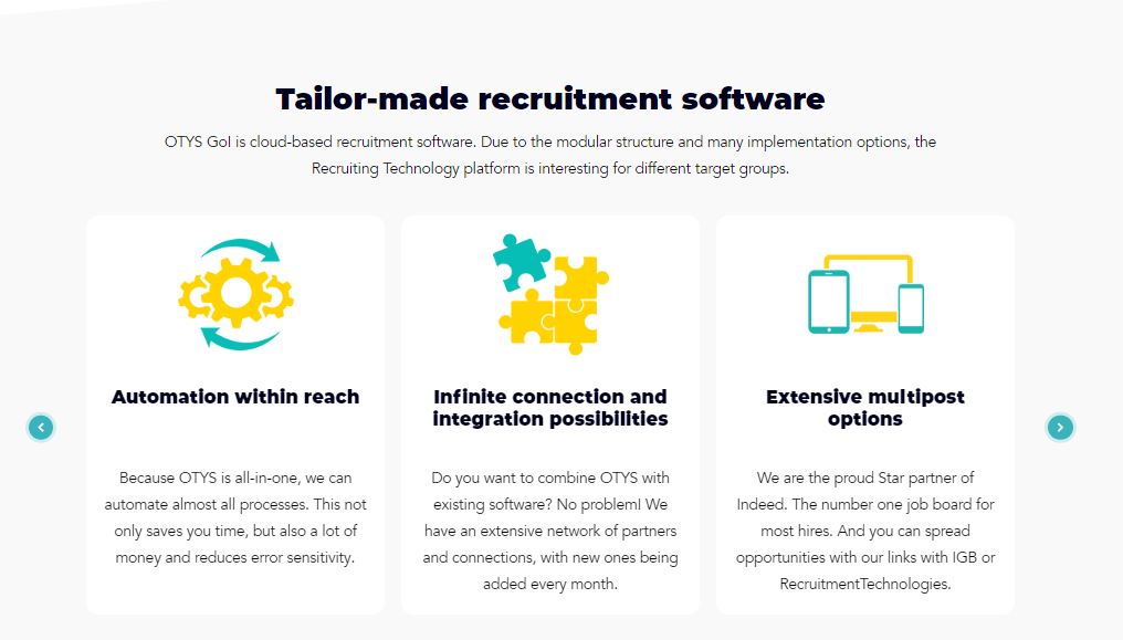 OTYS Recruiting Technology Reviews & Pricing 2025