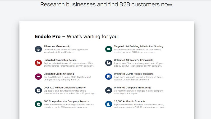 Endole Explorer Reviews & Pricing 2024