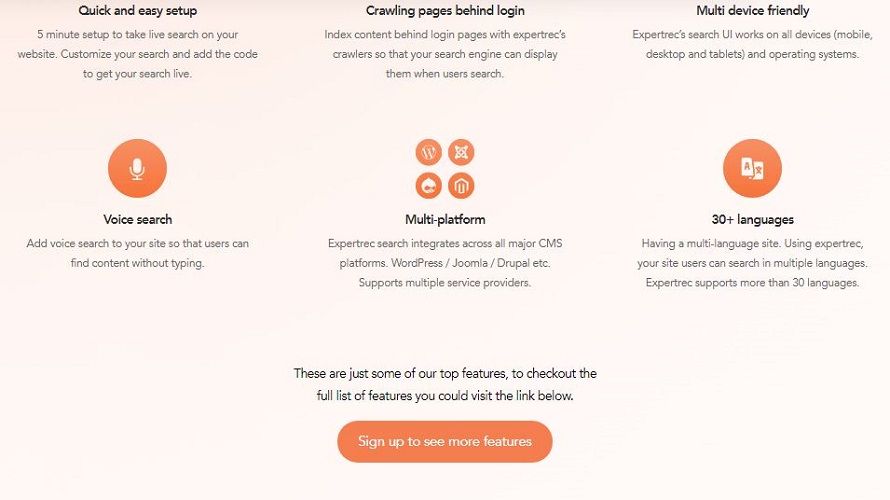 Expertrec Custom Search Engine Reviews & Pricing 2025 | GoodFirms