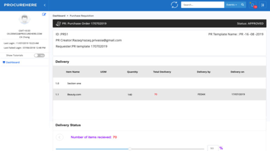 ProcureHere Procure to Pay Reviews & Pricing 2025