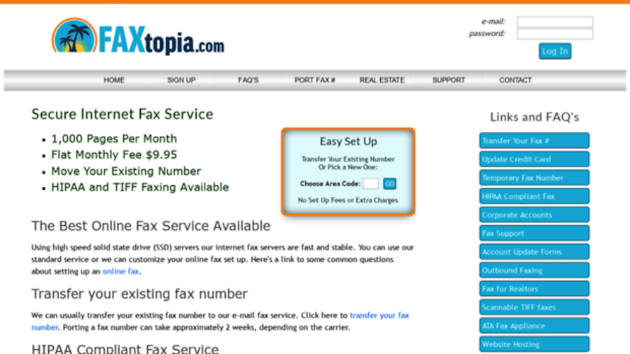 Online Fax Service Reviews & Pricing 2025
