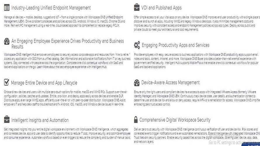 Workspace ONE Reviews & Pricing 2024