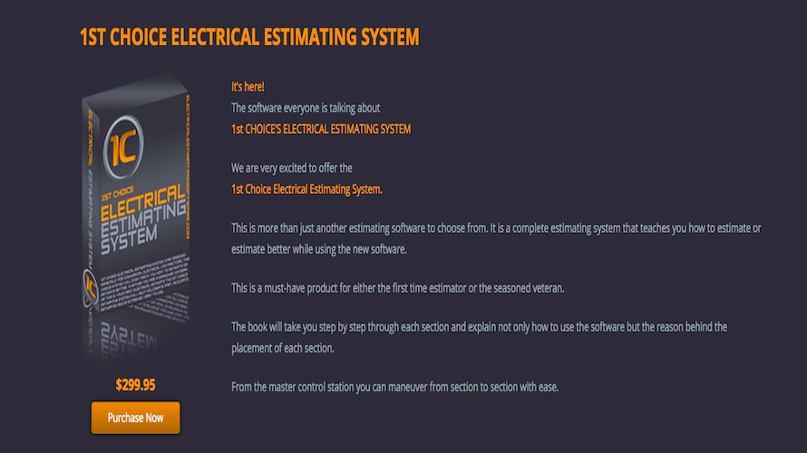 1st Choice Electrical Estimating Software Reviews & Pricing 2025