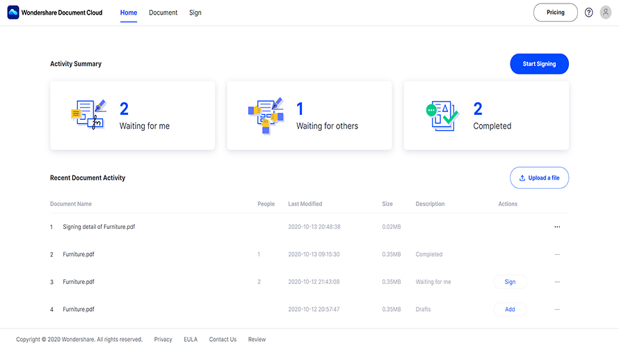 Wondershare Document Cloud Reviews & Pricing 2025 | Goodfirms