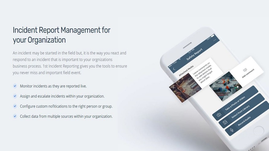 1st Incident Reporting Reviews & Pricing 2025 | GoodFirms