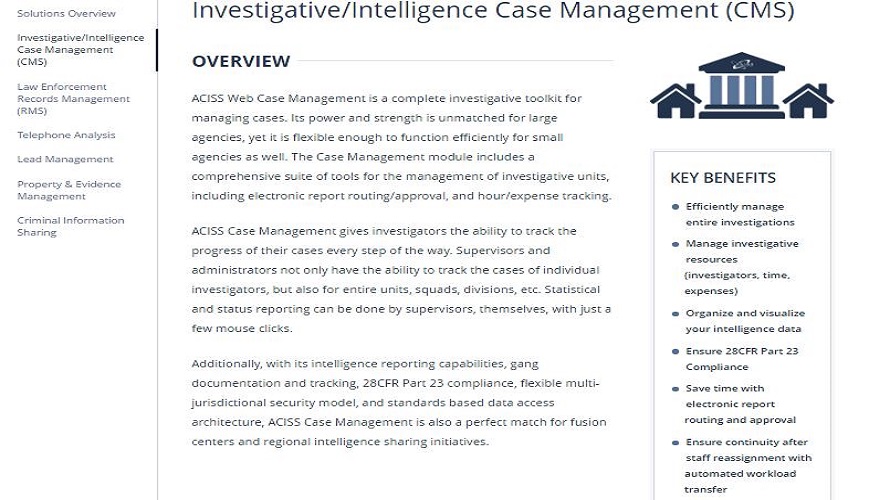 ACISS Case Management Reviews & Pricing 2025 | GoodFirms