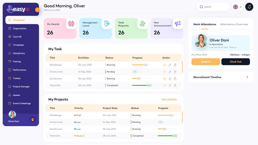 EasyHr Reviews & Pricing 2025 | GoodFirms