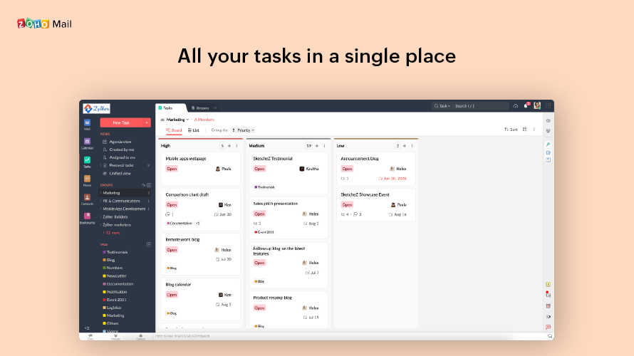 Zoho Mail Reviews & Pricing 2025