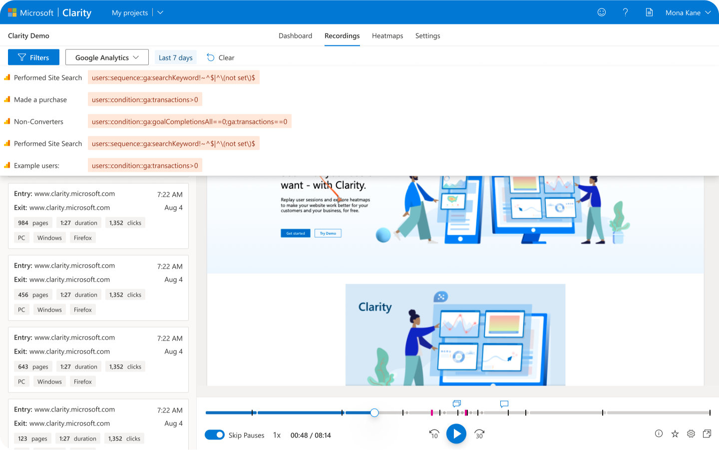 Microsoft Clarity Reviews & Pricing 2025 | GoodFirms