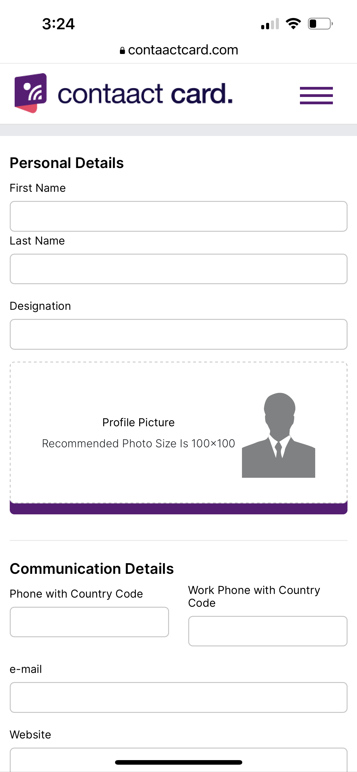 contaact card. Reviews & Pricing 2024