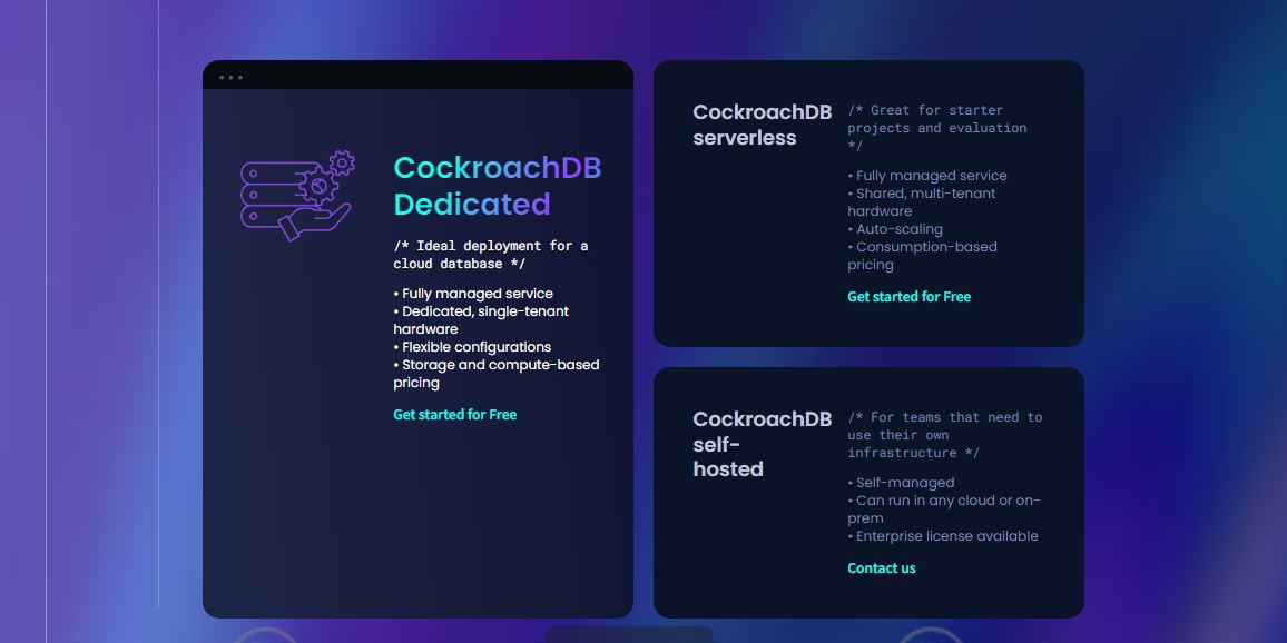 CockroachDB Reviews & Pricing 2025