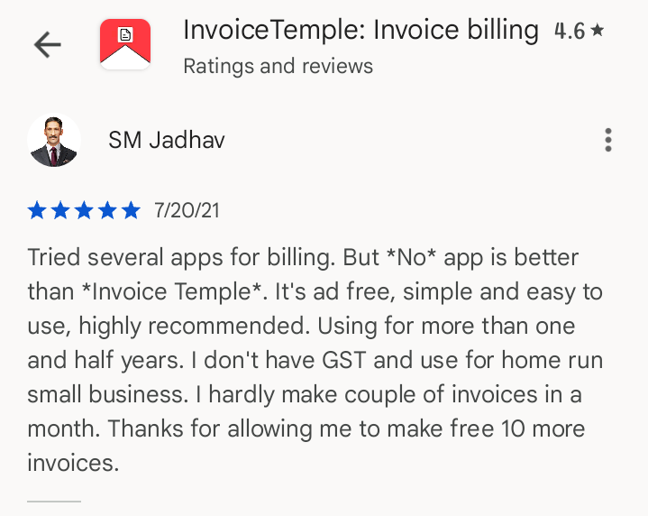 Invoice Temple Reviews & Pricing 2024