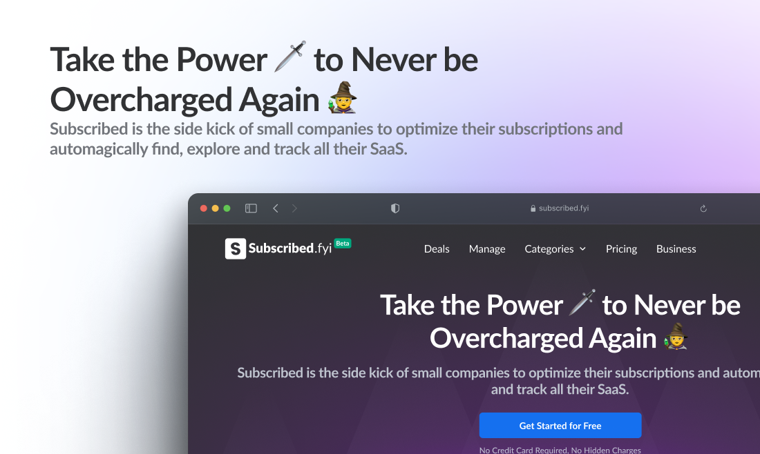 Subscribed.fyi Reviews & Pricing 2024