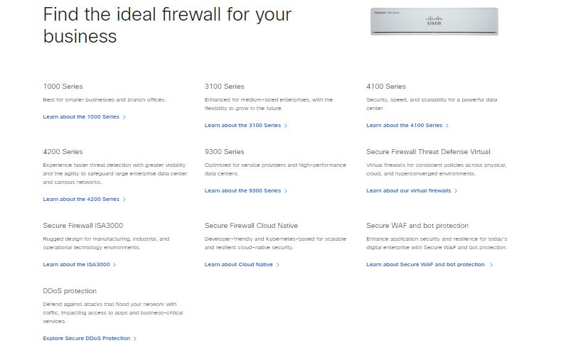 Cisco Secure Firewall Reviews & Pricing 2025