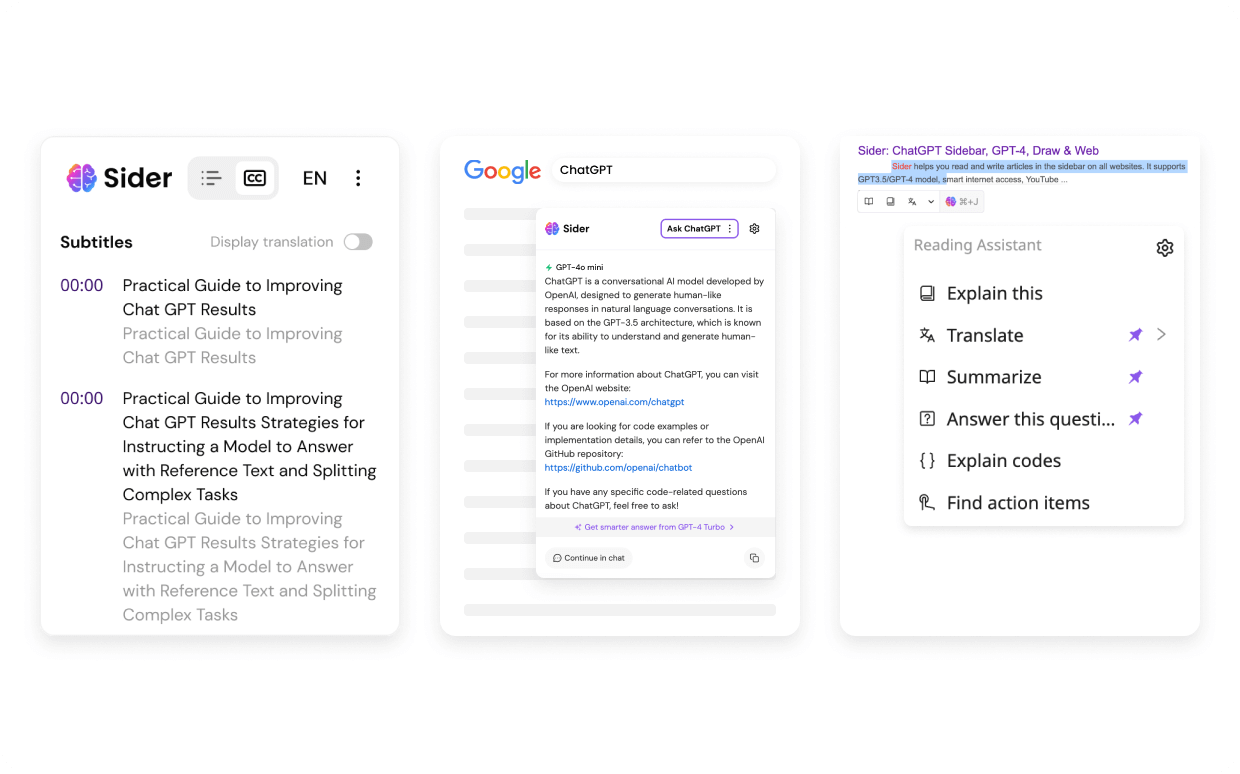 sider.ai Reviews & Pricing 2025