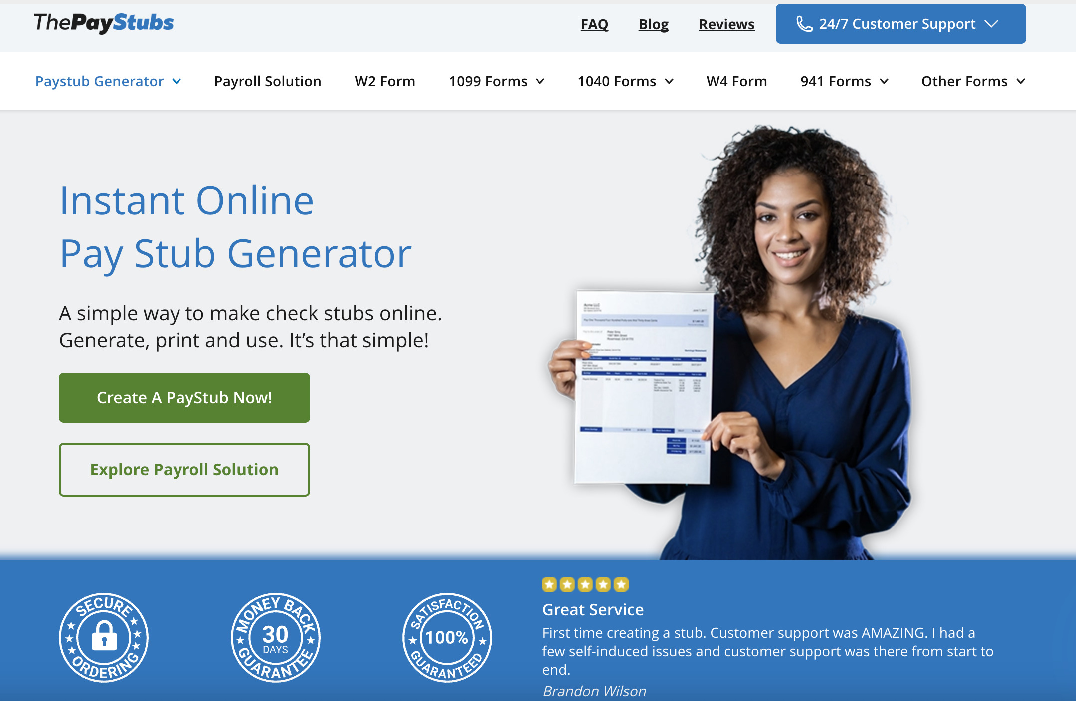 ThePayStubs Reviews & Pricing 2024