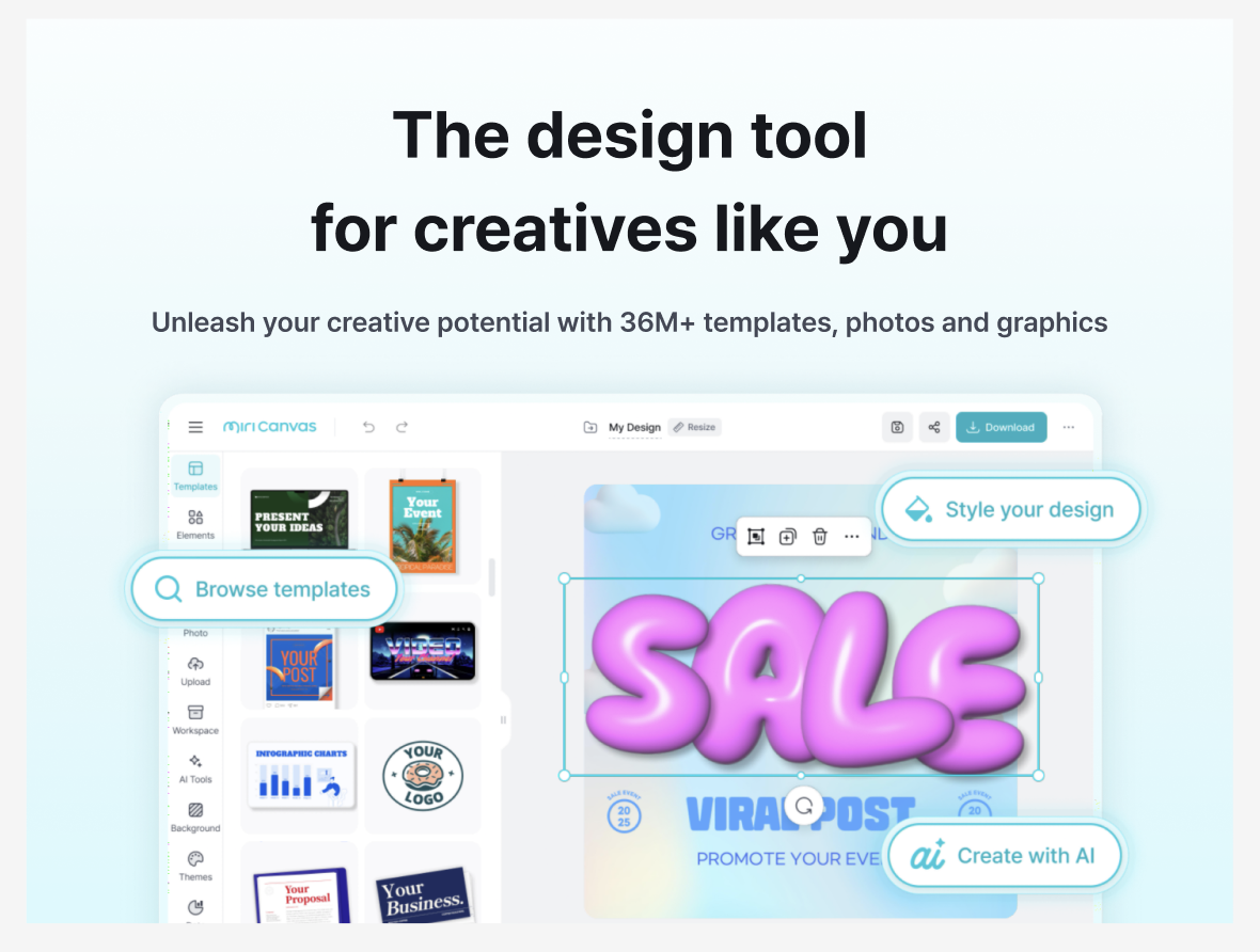 MiriCanvas Reviews & Pricing 2025