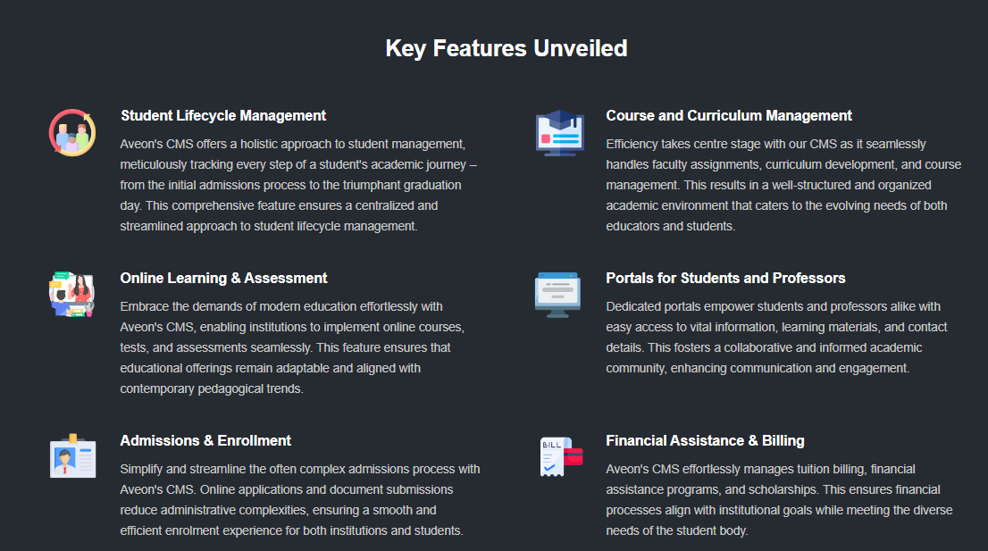 Aveon College Management System Reviews & Pricing 2025