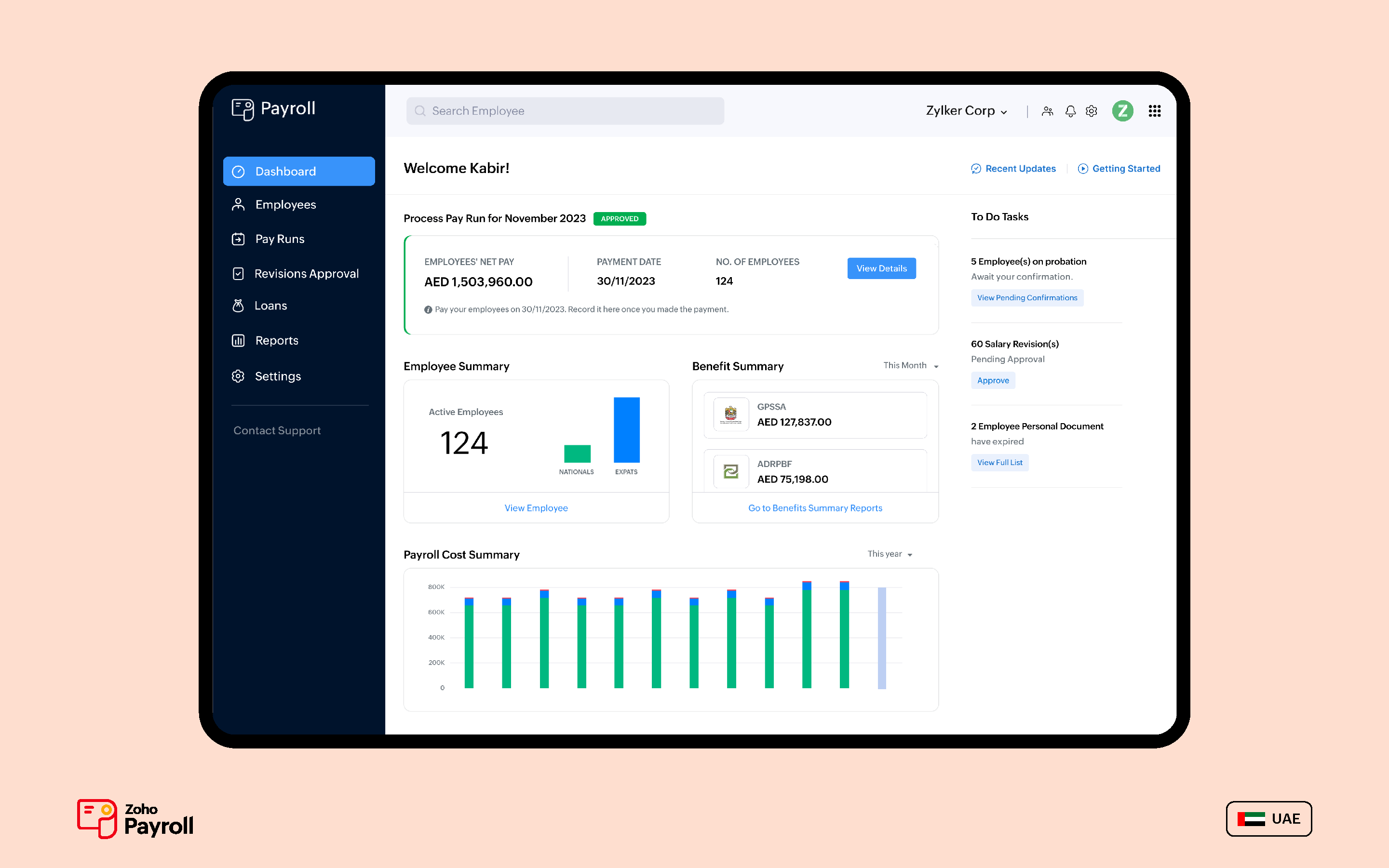 Zoho Payroll Reviews & Pricing 2025 | GoodFirms