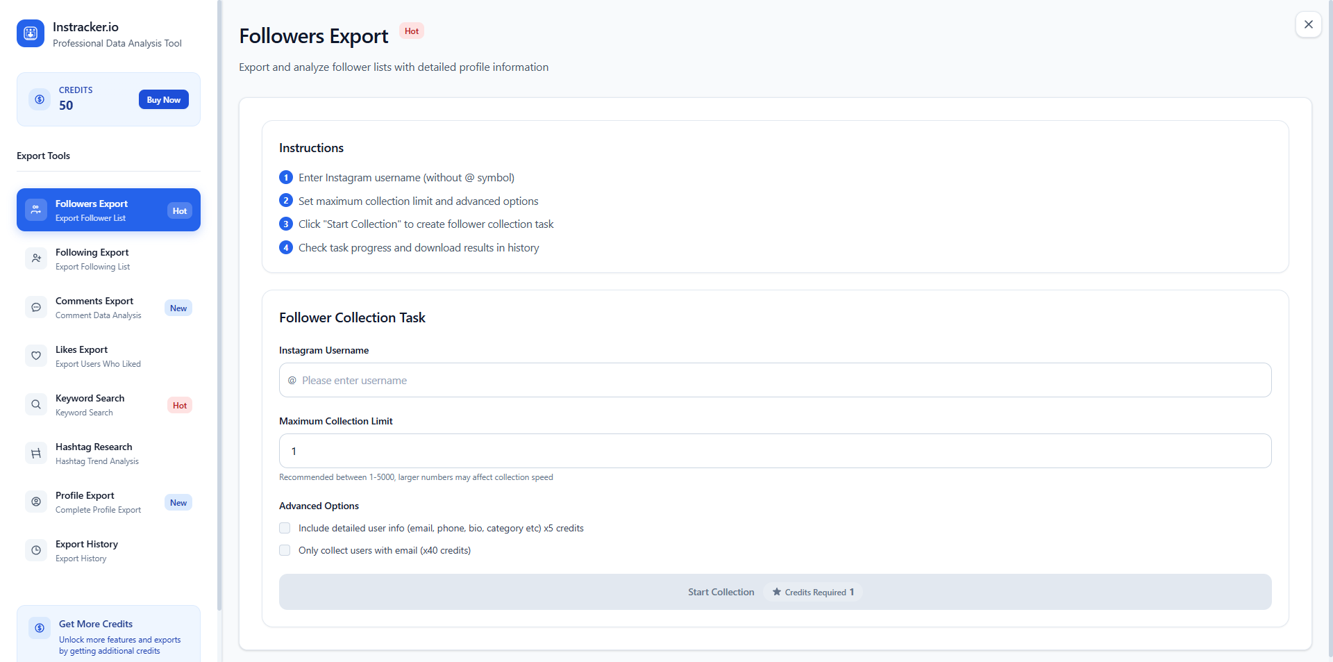 IG Follower Export Tool - Instracker.io Reviews & Pricing 2025 | GoodFirms